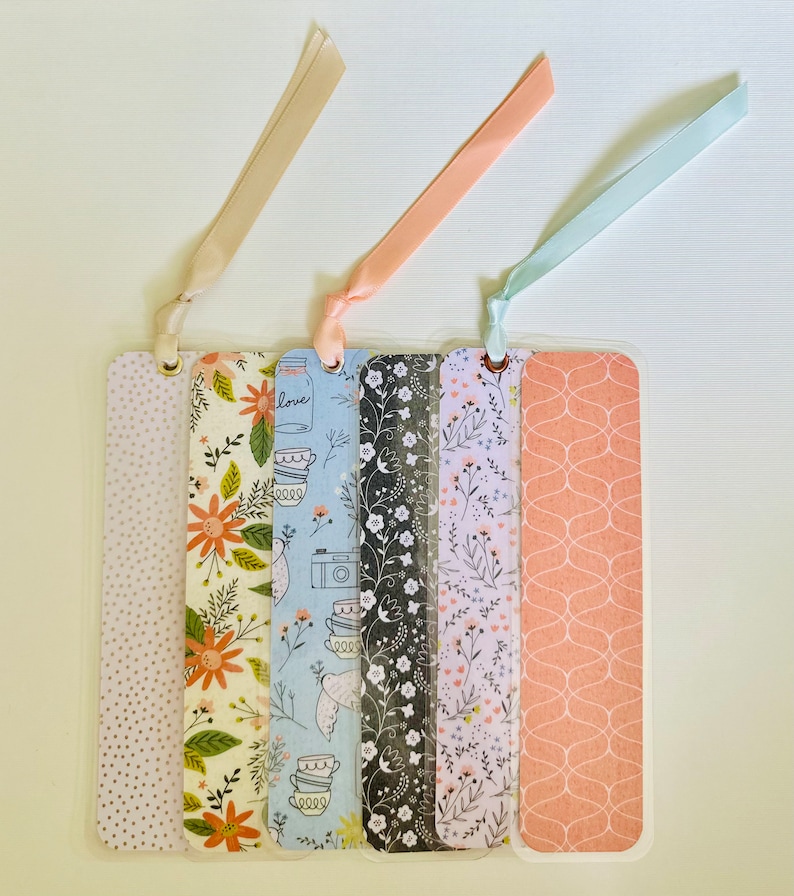 Floral Fun Bookmark Collection - Etsy