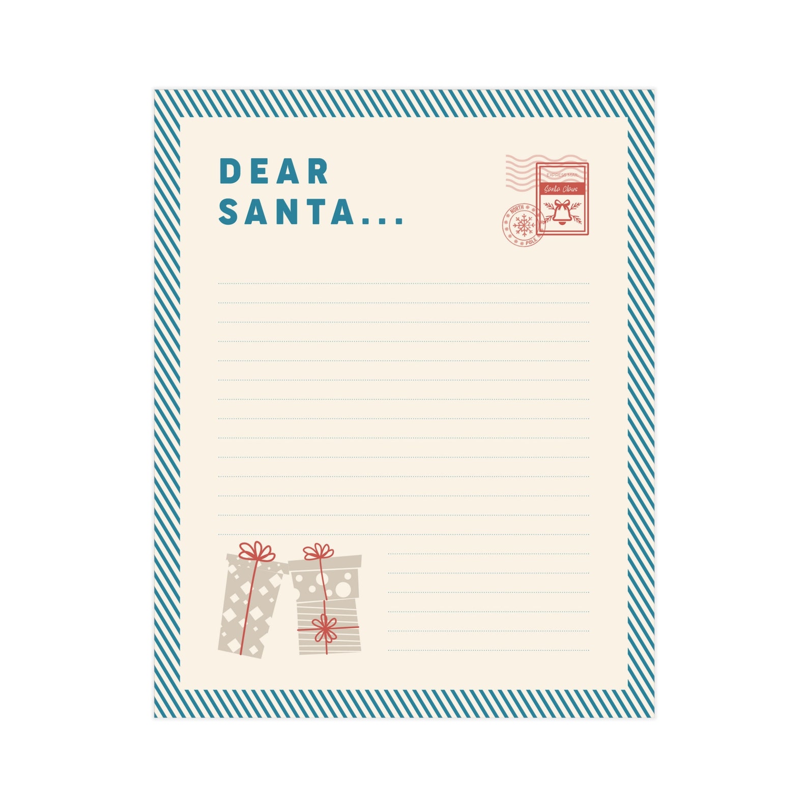 Magical Christmas Letter for Santa, Paper Product, Perfect Gift for ...