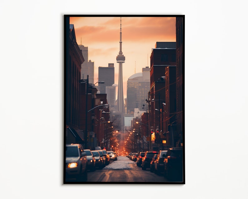 Toronto Printable Poster Digital Download Toronto City Vibes Beautiful ...