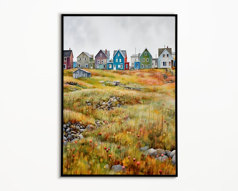 Newfoundland Digital Art | Watercolor Paint | Iconic Canadian Imagery ...