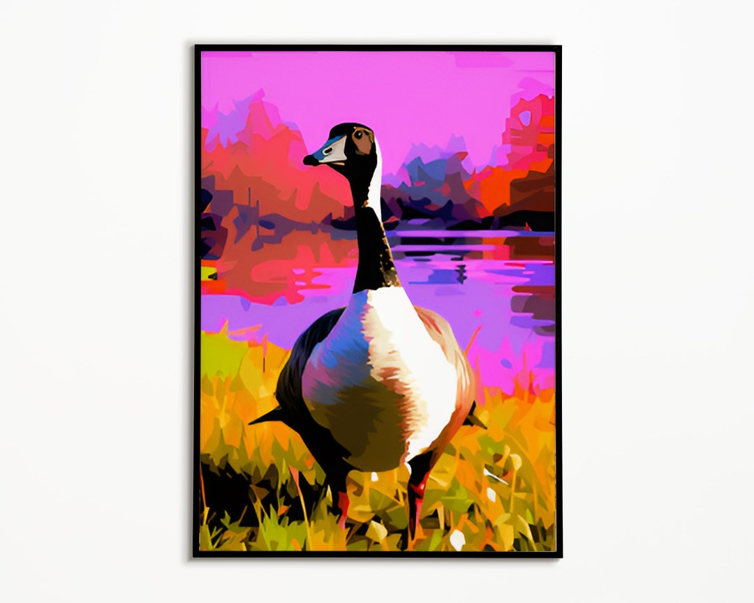 Canadian Goose Digital Art | Anime | Iconic Canadian Imagery | Phone ...