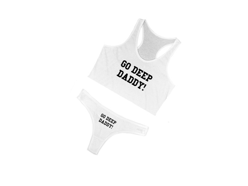 Go Deep Daddy Lingerie Set Ddlg Submissive Clothing Sexy Etsy