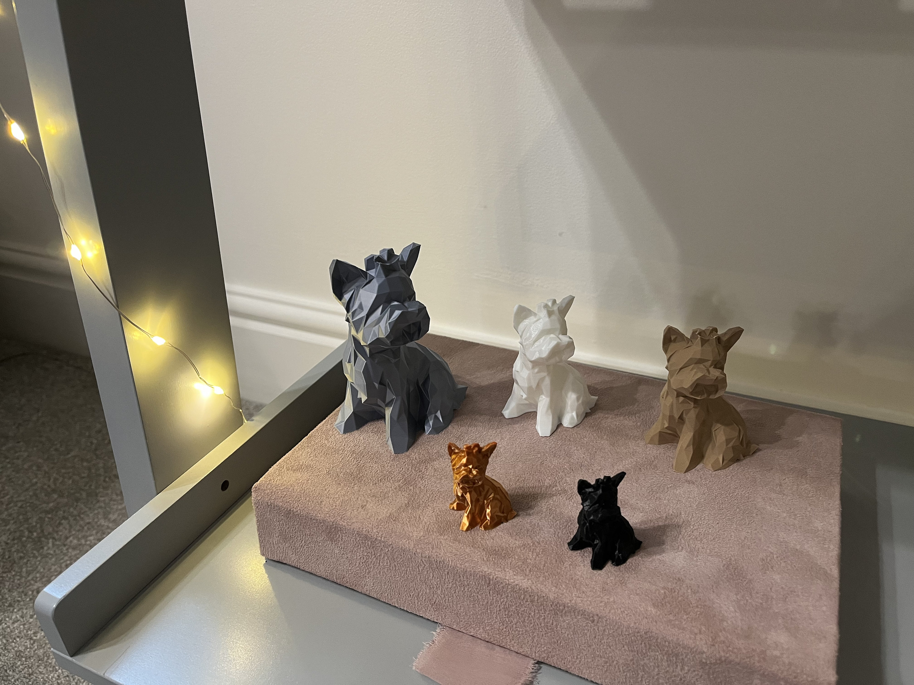 3D Printed Low Poly Yorkshire Terrier / Yorkie Ornament - Etsy
