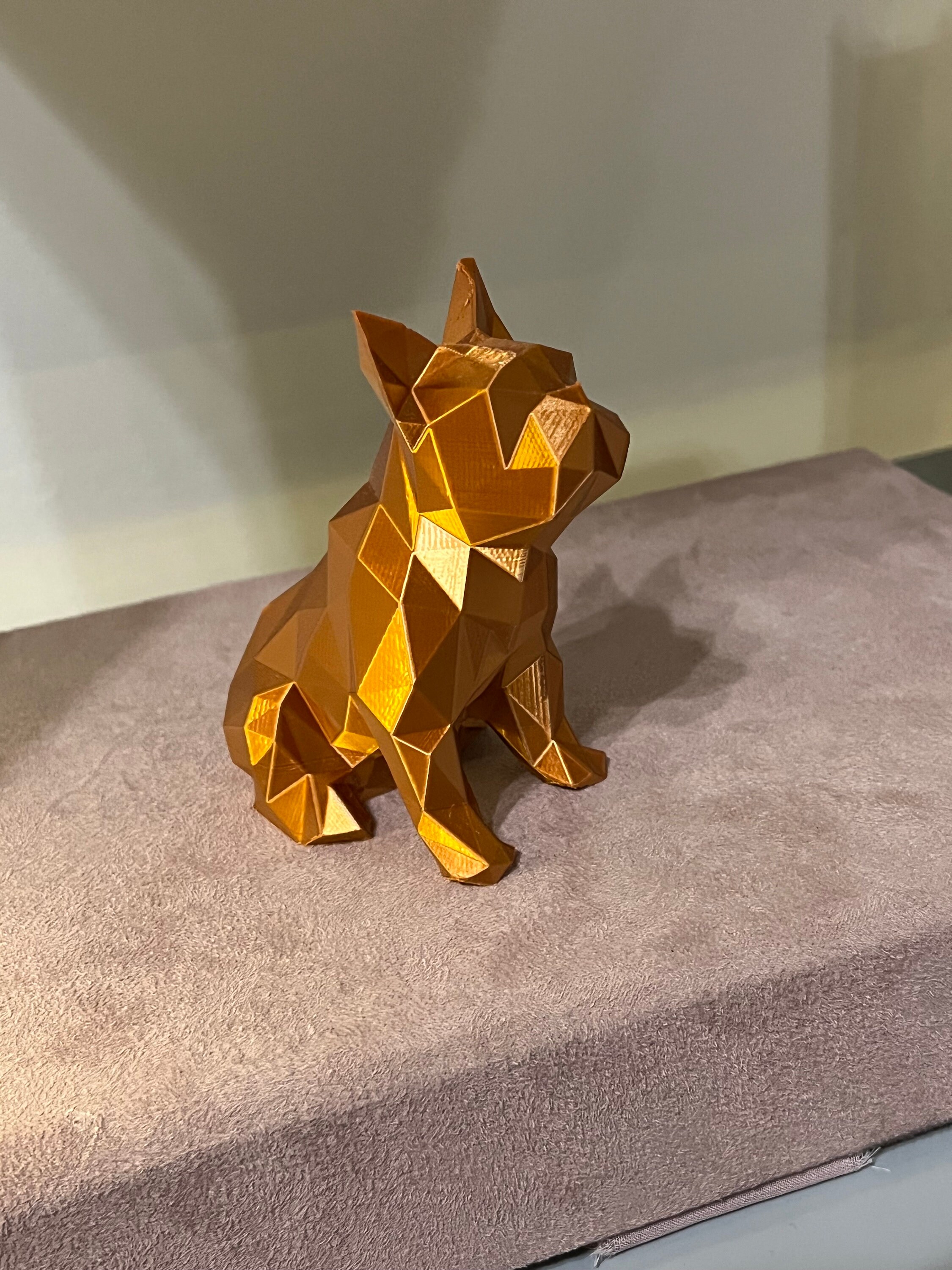 3D Printed Low Poly French Bulldog / Frenchie Ornament - Etsy