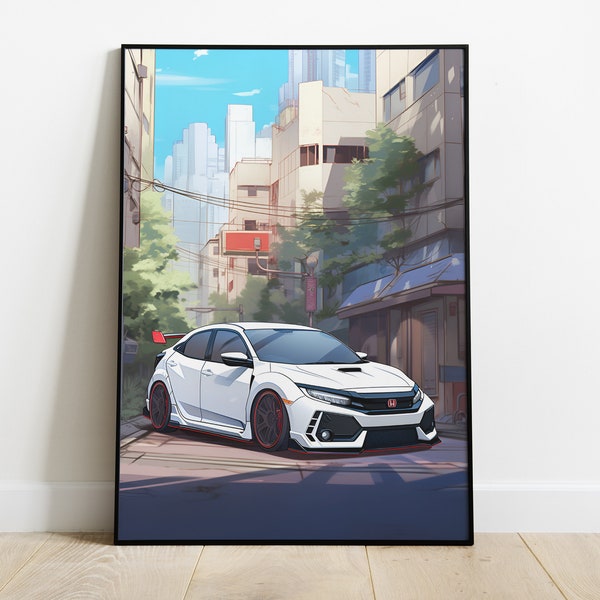 Honda Civic Type R Poster - Etsy