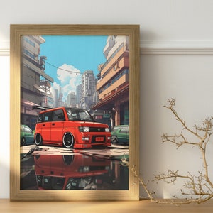 2003-2006 Scion Xb JDM Anime Kawaii Cartoon | City Alleyway Scene ...