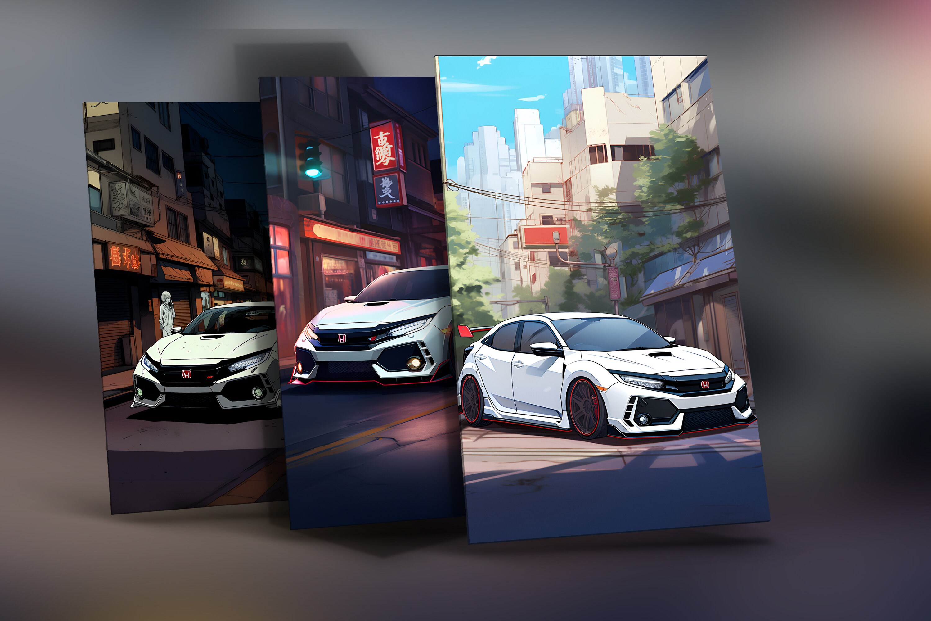 2016 - 2020 White Honda Civic Type R Anime Bundle | Urban Adventures ...