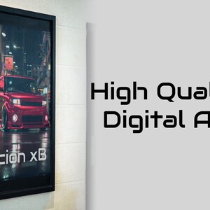 Scion Xb 2nd Generation Wall Art | Night Time Tokyo Street Vibes | JDM ...