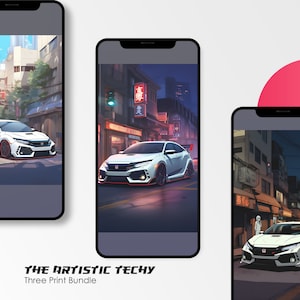 2016 - 2020 White Honda Civic Type R Anime Bundle | Urban Adventures ...