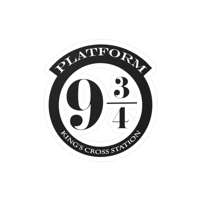 Platform 9 3 4 Sign - Etsy