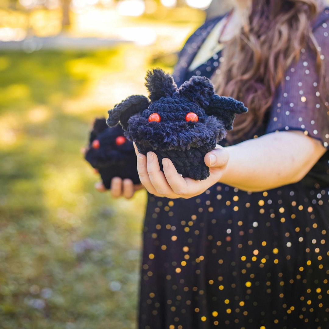 Chonky Mothman Plushie Cryptid | Crochet Stuffy Handmade Halloween ...