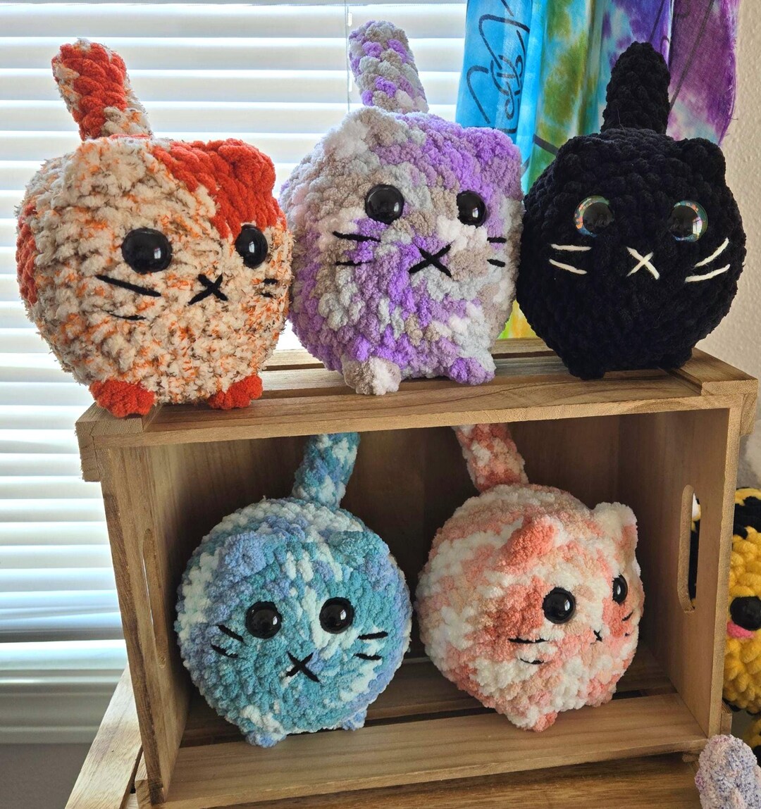 Chonky Kitty Loaf Stuffie Cat Handmade Plushie - Etsy