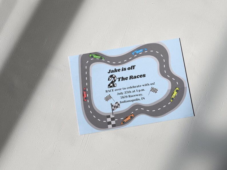 Off 2 the Races Birthday Invitation - Etsy