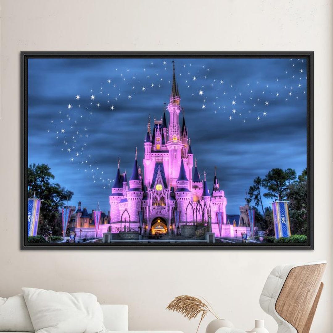 Cinderella Castle, Disney Home Decor, Disney Wall Art Canvas ...