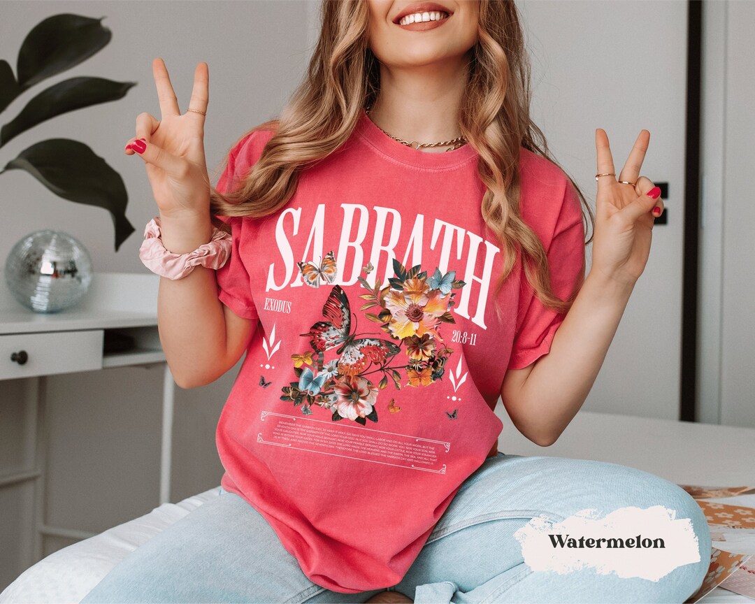 Shabbat Shalom T-shirt, Hebrew Torah Messianic Shirt, Sabbath Day of ...