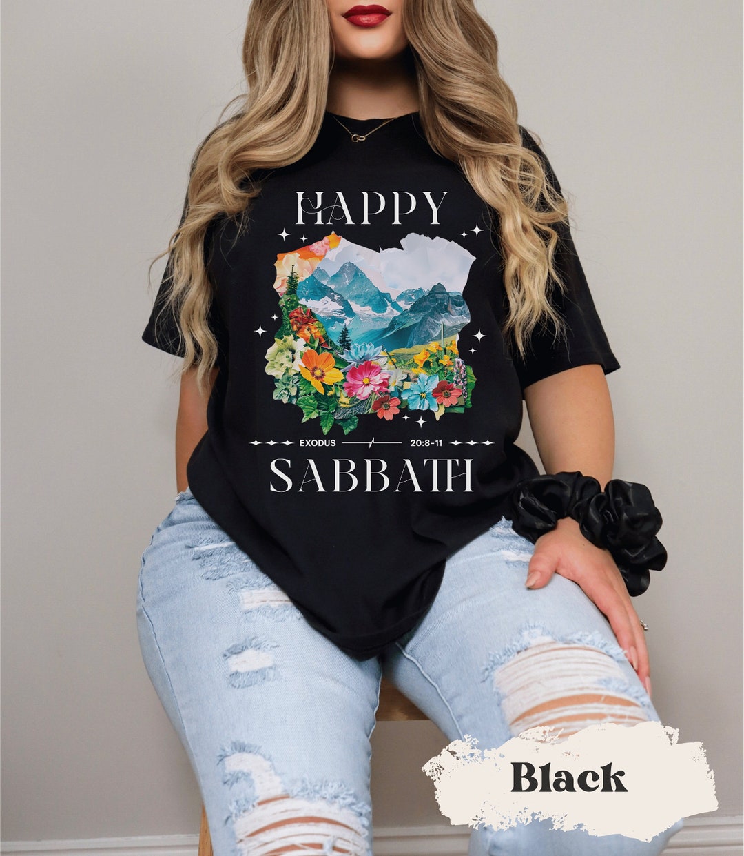 Shabbat Shalom T-shirt, Hebrew Torah Messianic Shirt, Sabbath Day of ...