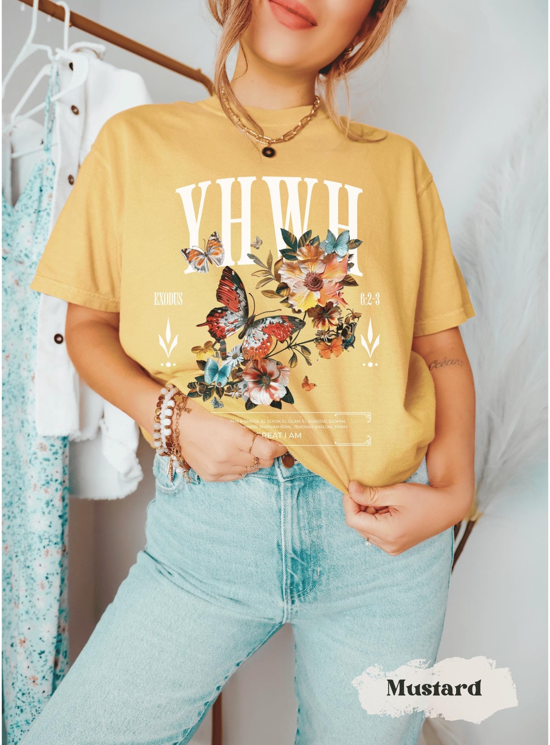 The Names of God Shirt, YHWH Shirt, Christian Shirt, Yahweh Shirt ...