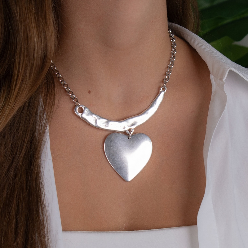 Big Chunky Sterling Silver Necklaces - Etsy