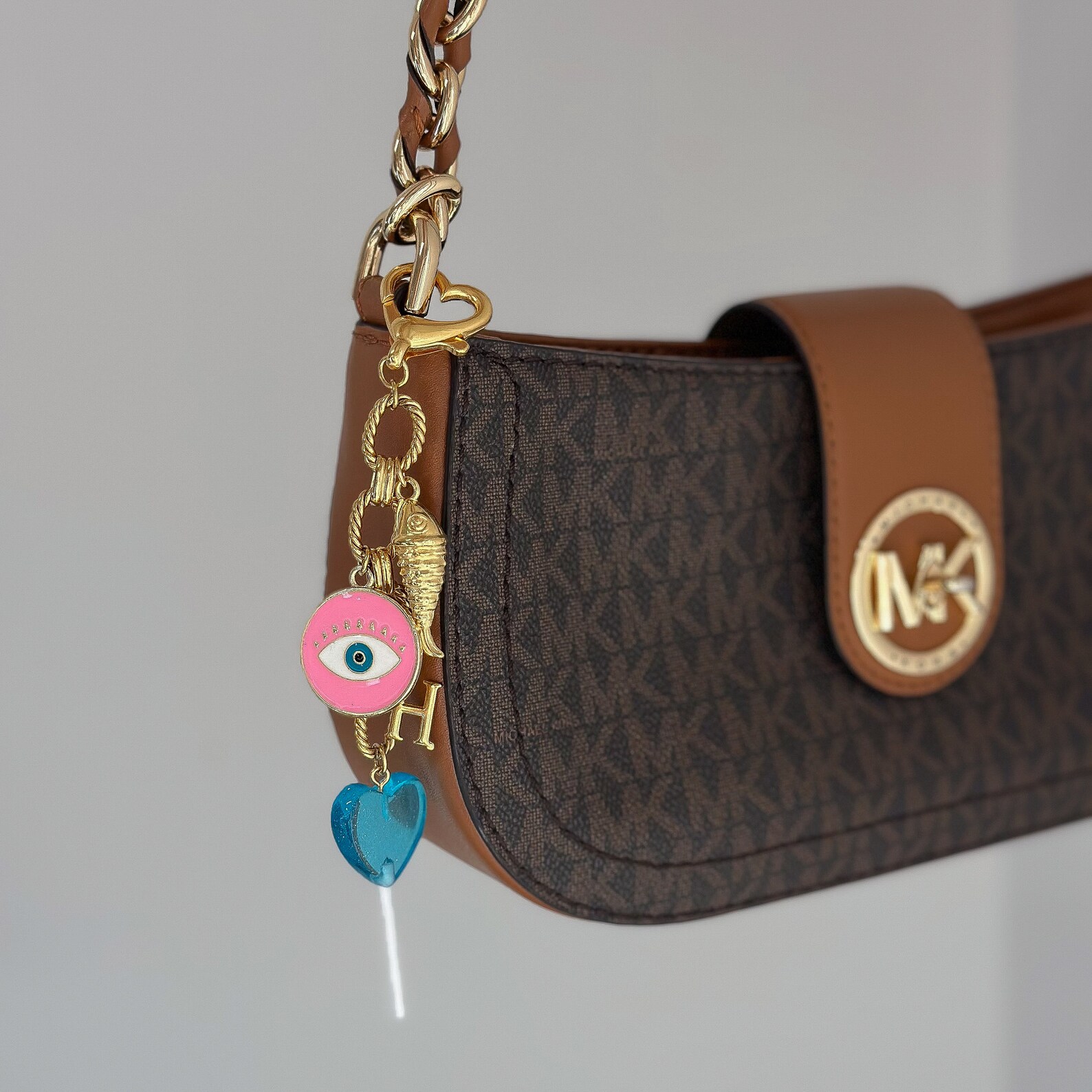 Custom Bag Charm, Gold Keychain Holder, Purse Chain Handbag Accessories ...