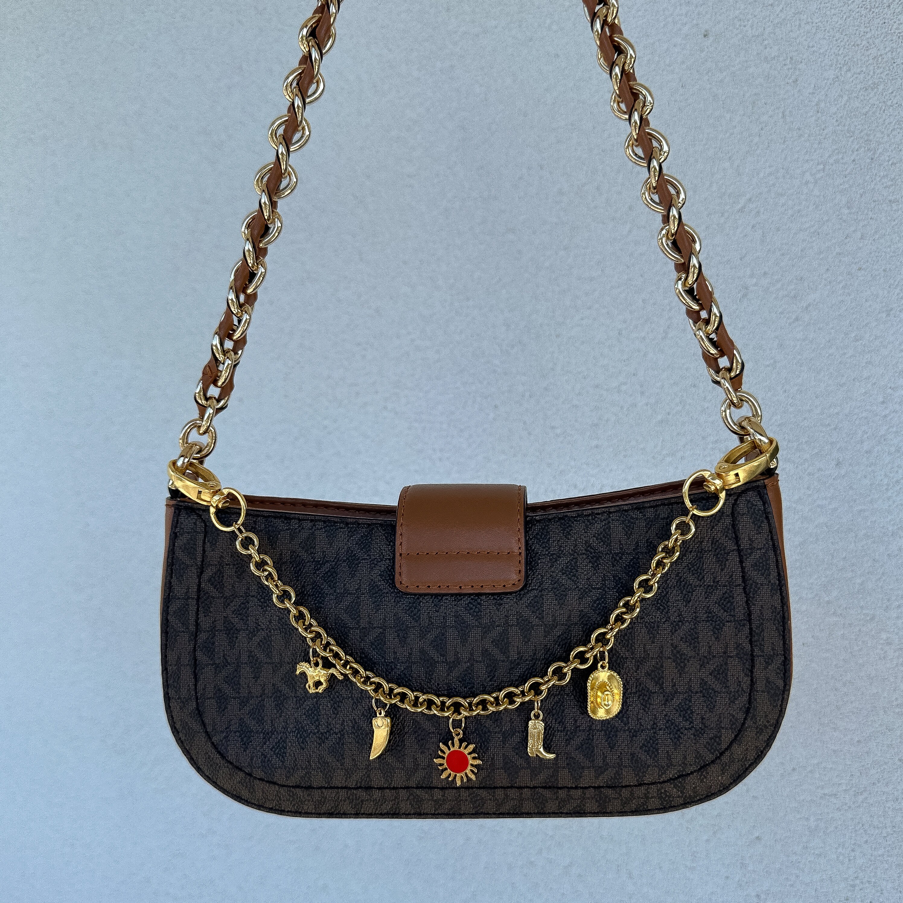 Custom Bag Charm, Gold Purse Chain Handbag Accessorry, Bag Charm, Gift ...