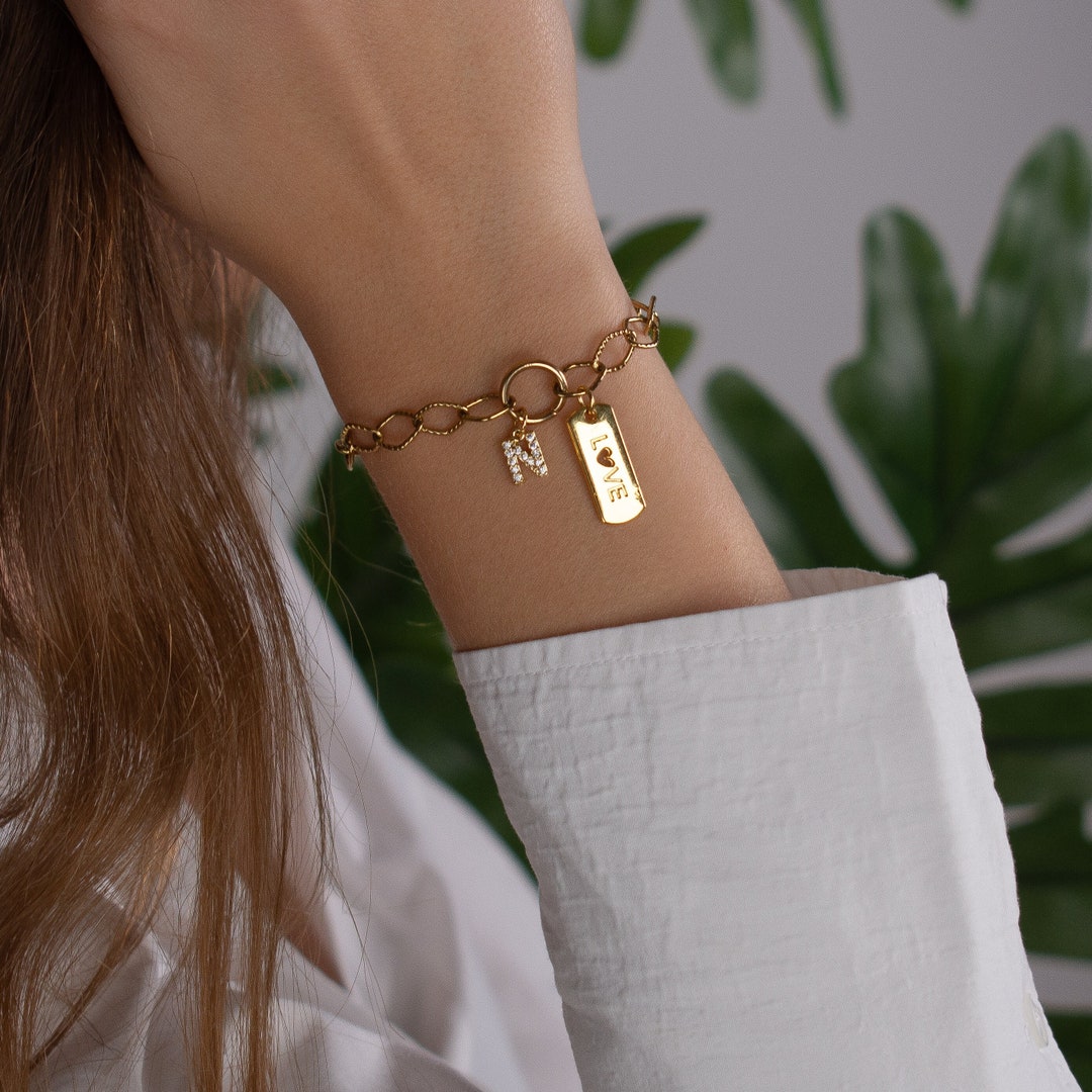 Custom Charm Bracelet, Personalized Charm Bracelet, Make Your Own ...