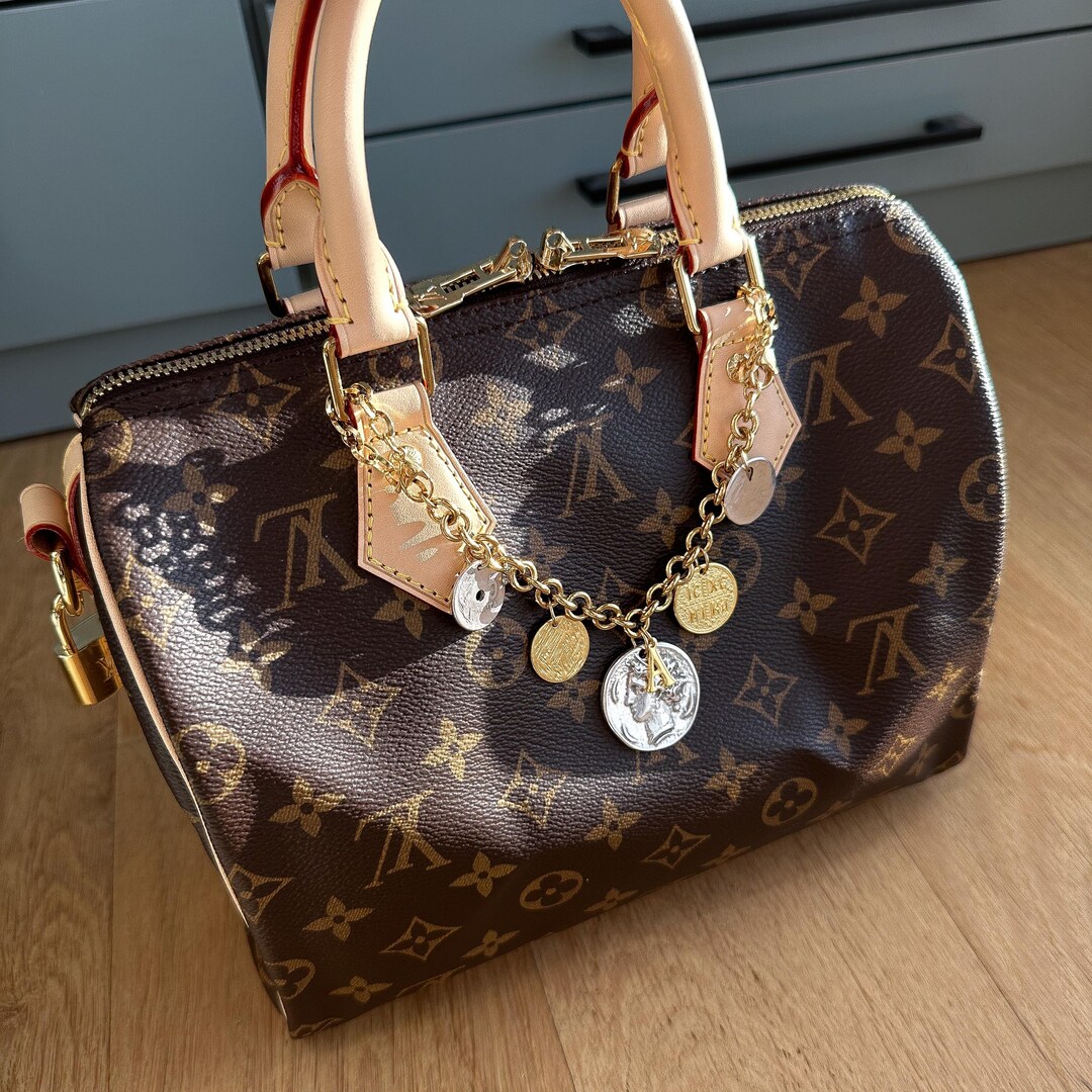 Bag Charm, Gold Purse Chain Handbag Accessorry, Handbag Vintage Charm ...