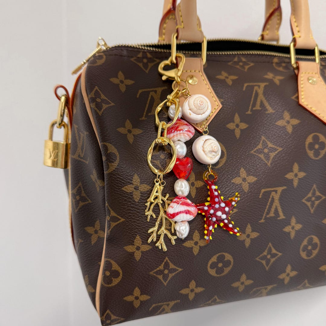 Bag Chain With Charms, Summer Purse Chain Handbag Accessorry, Keychain ...