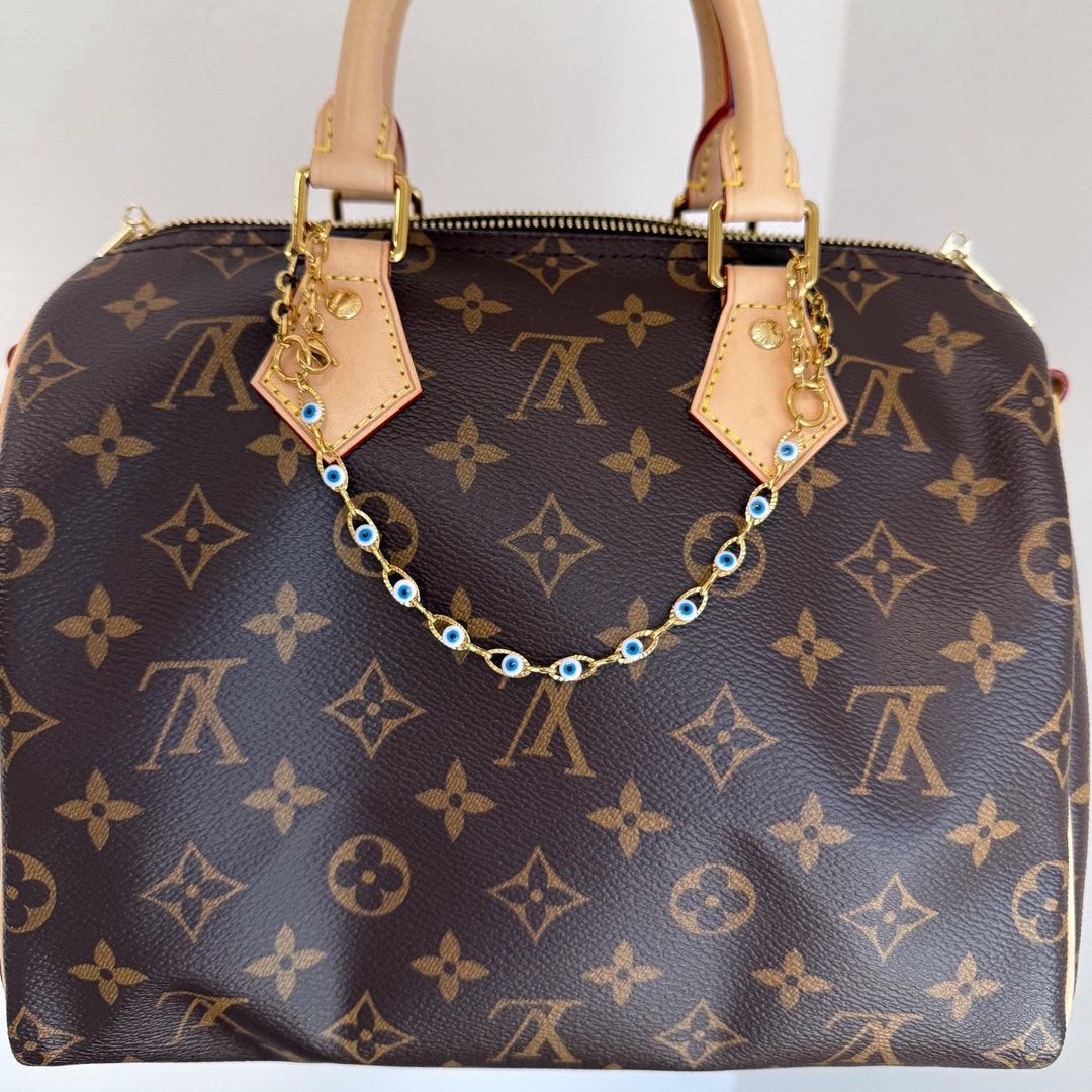 Custom Bag Chain, Gold Purse Chain Handbag Accessorry, Handbag Blue Eye ...