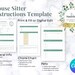 Trip Planner: House Sitter Schedule Template, Printable House Sitter ...