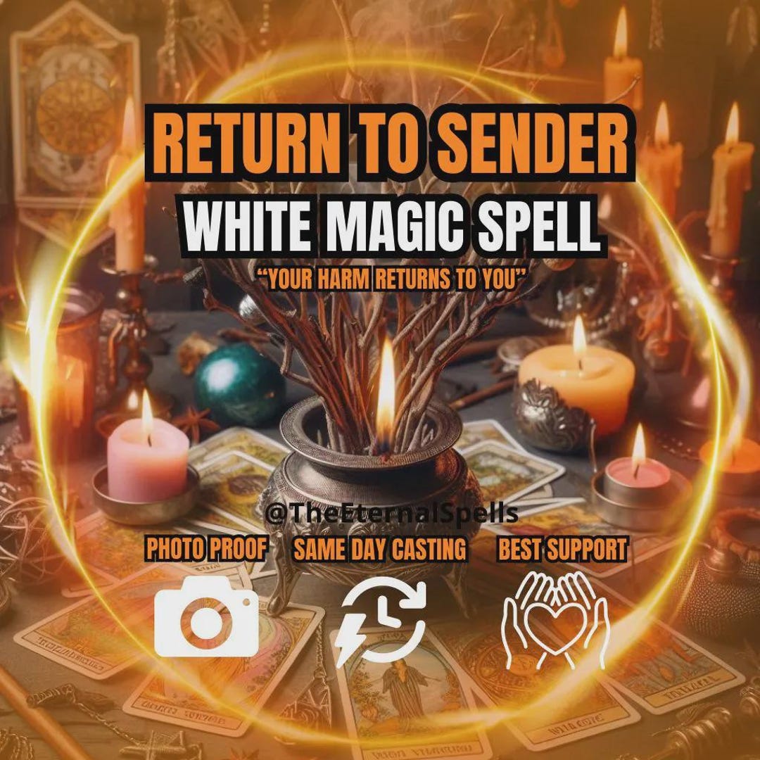 RETURN TO SENDER Ritual White Magic Tarot - Etsy Portugal