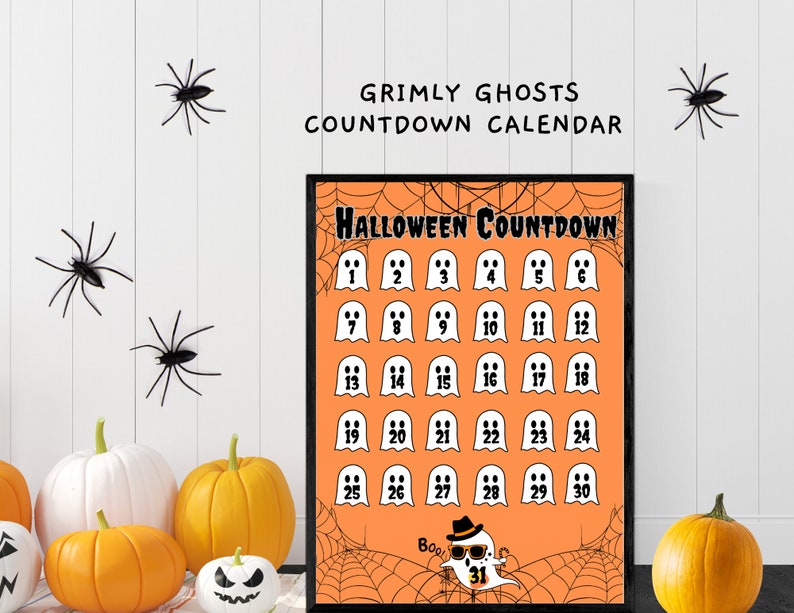 Halloween Countdown Calendar, Countdown to Halloween for Kids ...
