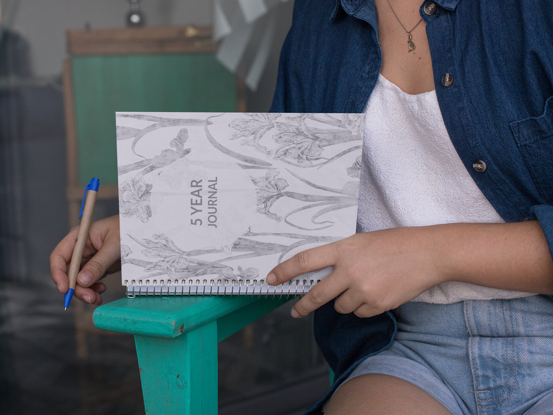 Five Year Printable Daily Journal Diary, US Letter, A4 PDF, One Line a ...