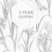 Five Year Printable Daily Journal Diary, US Letter, A4 PDF, One Line a ...