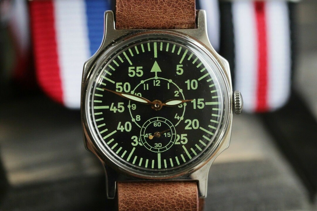 Pobeda Pilot Vintage Laco Soviet Military Watch Ukrainian Watch. - Etsy