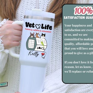 Personalized Vet Tumbler Gift, Vet Tech Gift Travel Mug, Gift for ...