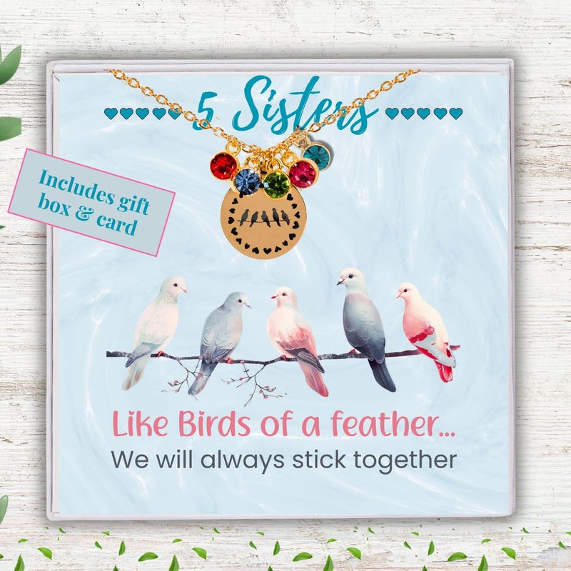 5 Sisters Necklace - Etsy