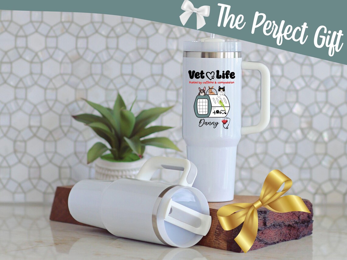 Personalized Vet Tumbler Gift, Vet Tech Gift Travel Mug, Gift for ...