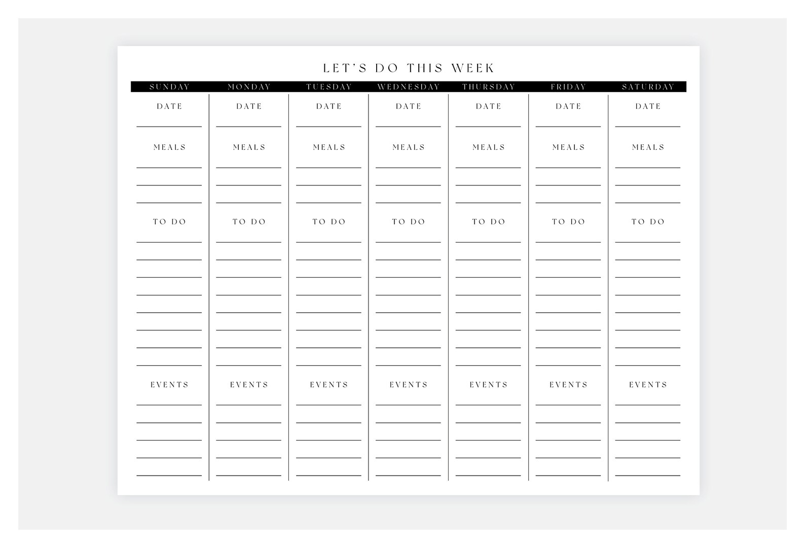 Printable Calendar 2023-2024 Monthly Yearly Daily - Etsy