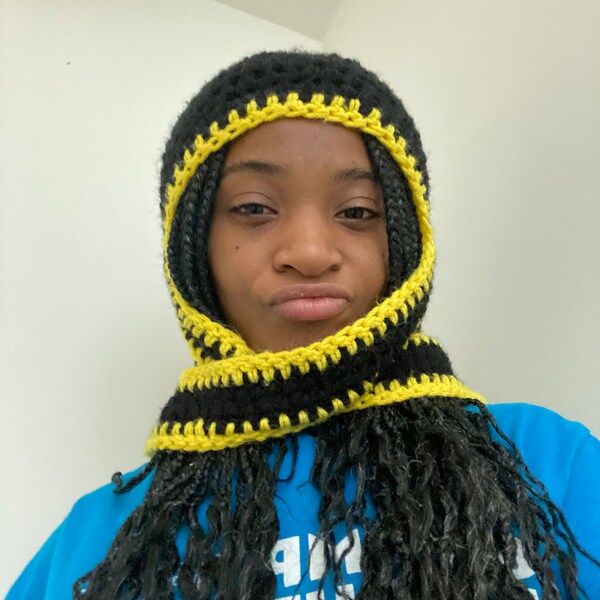 Yellow and Black Balaclava - Etsy