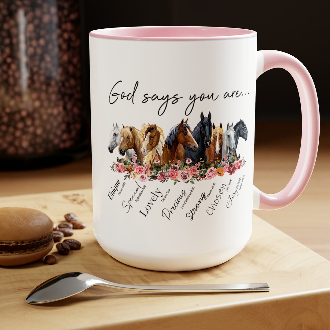 Christian Coffee Mug God Says You Are Mug Christian Gift - Etsy