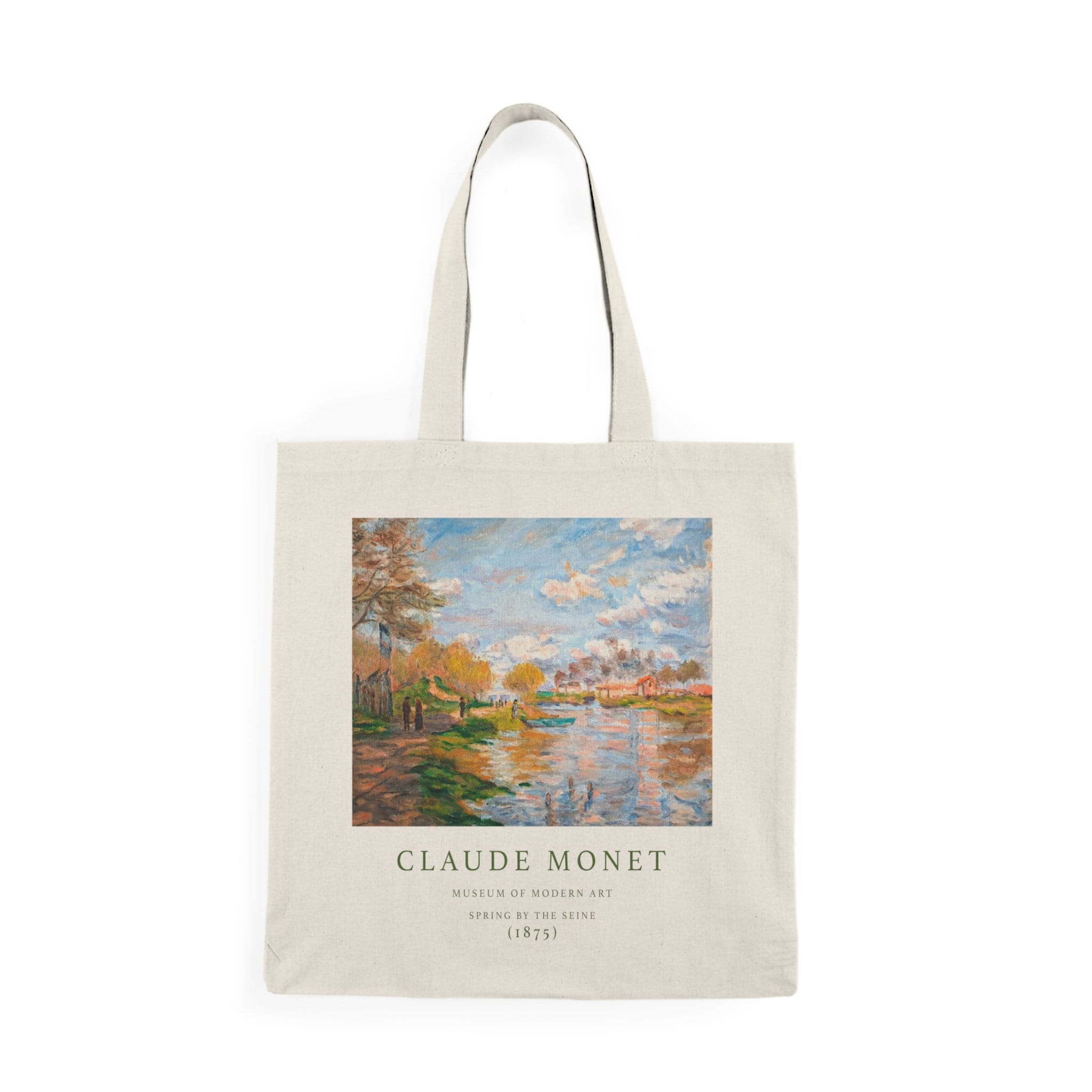 Claude Monet Spring by the Seine Natural Tote Bag - Etsy