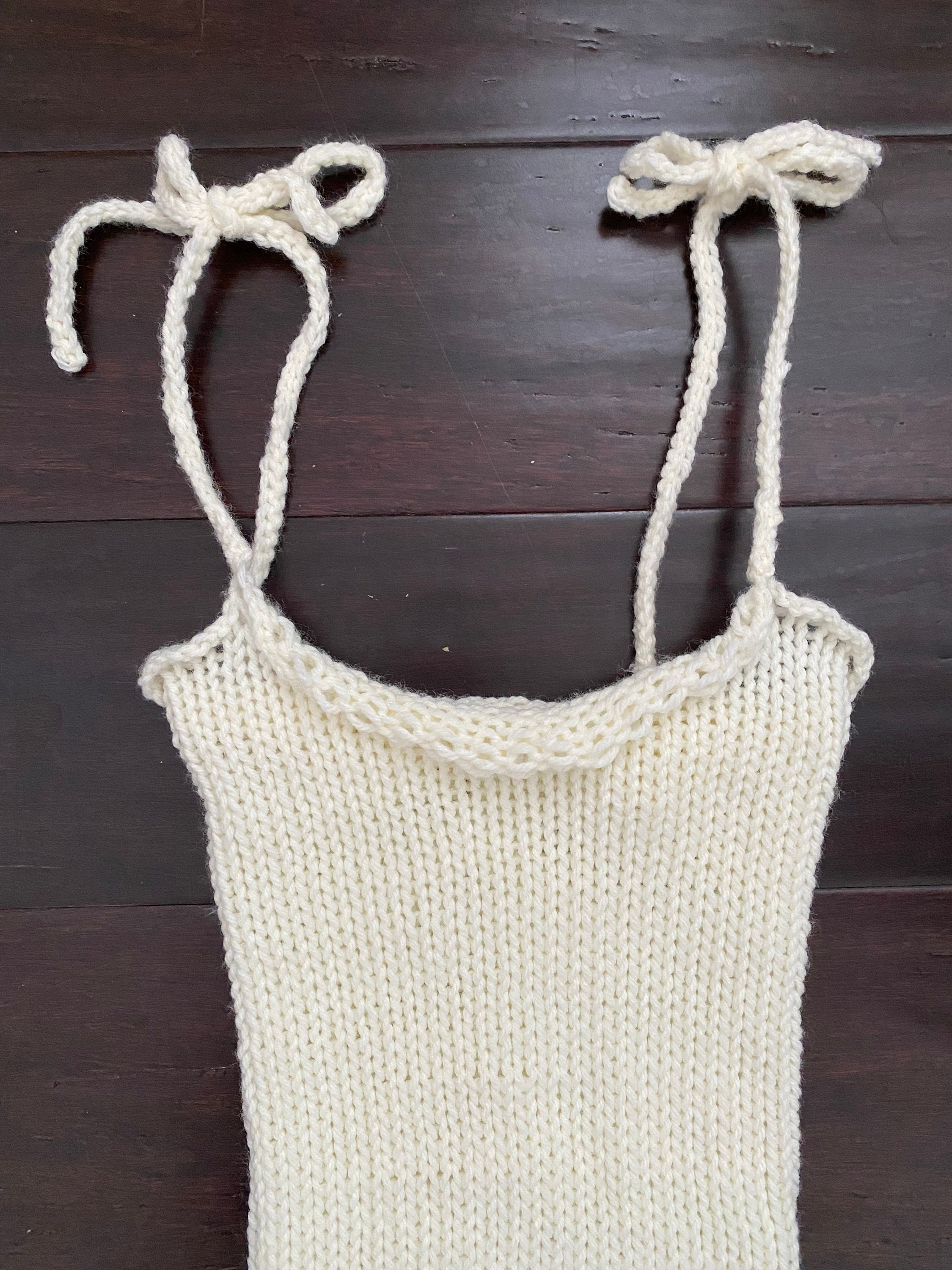 Knit X Crochet Tank - Etsy