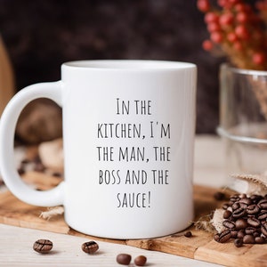 Chef Gift for Men Who Love to Cook, Funny Chef Coffee Mug Gift, Chef ...