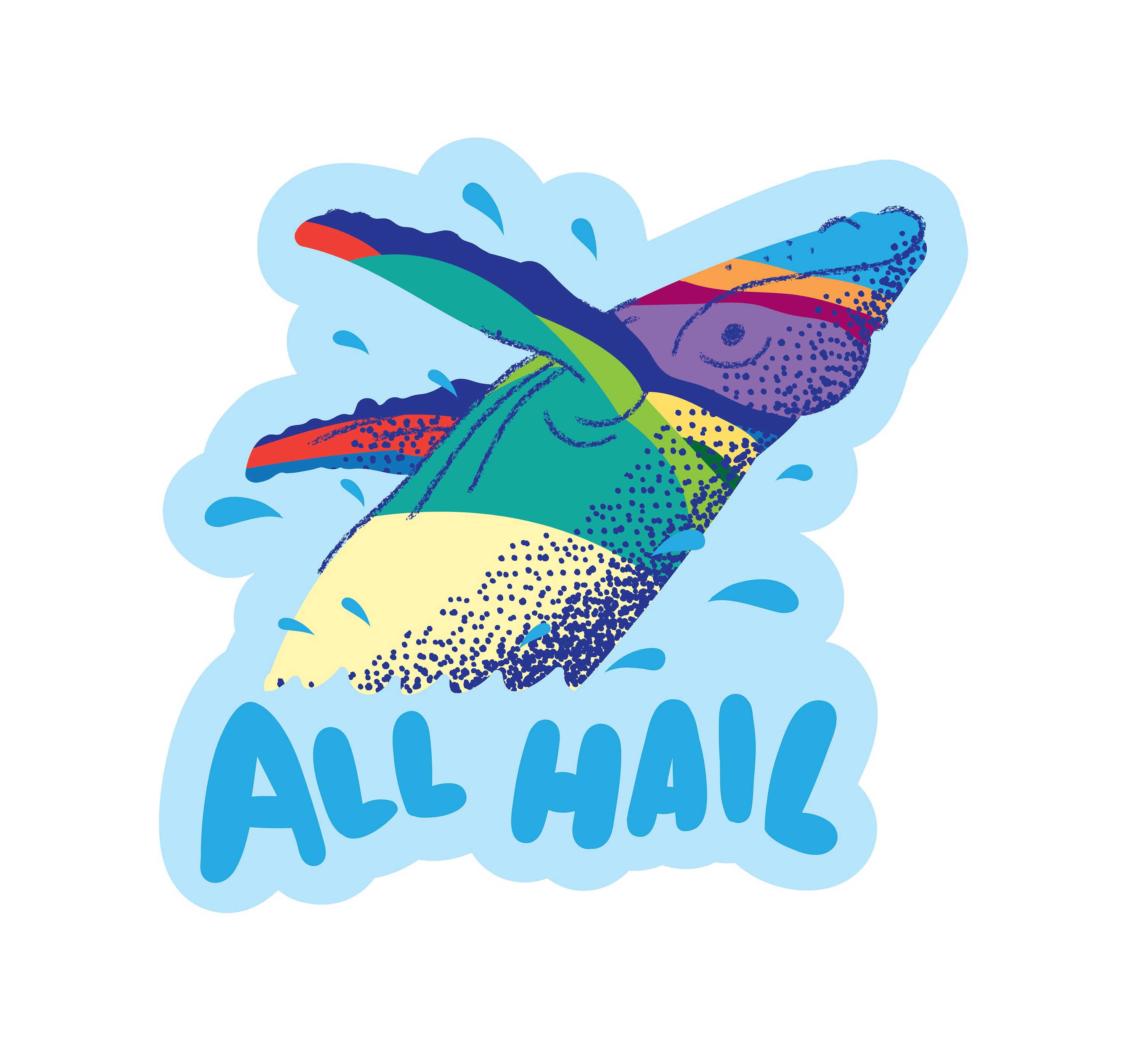 ALL HAIL STICKER - Etsy
