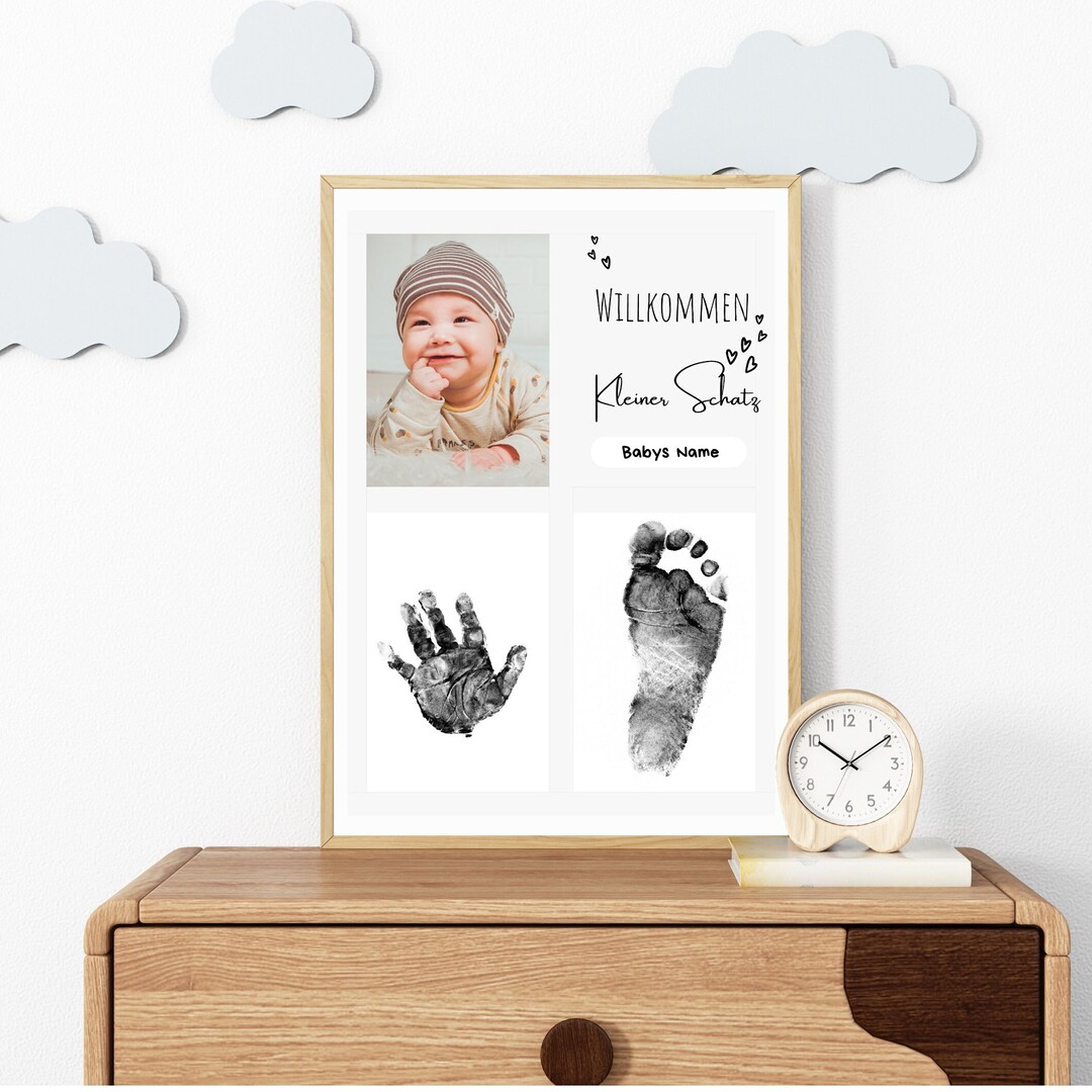 5x Customizable Baby Name Posters as a PDF to Download Birth Posters as ...
