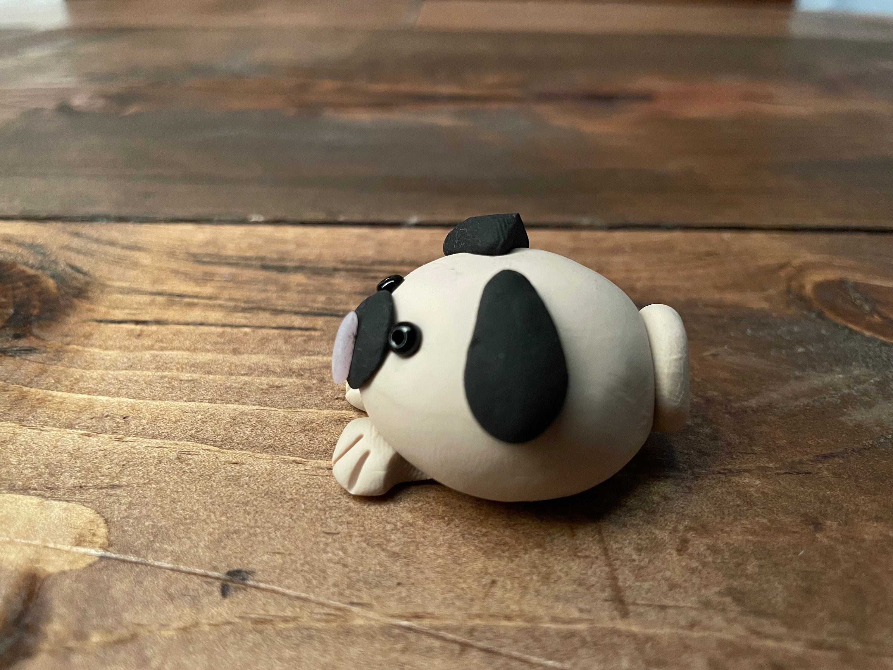 Day Pug Clay Critter - Etsy