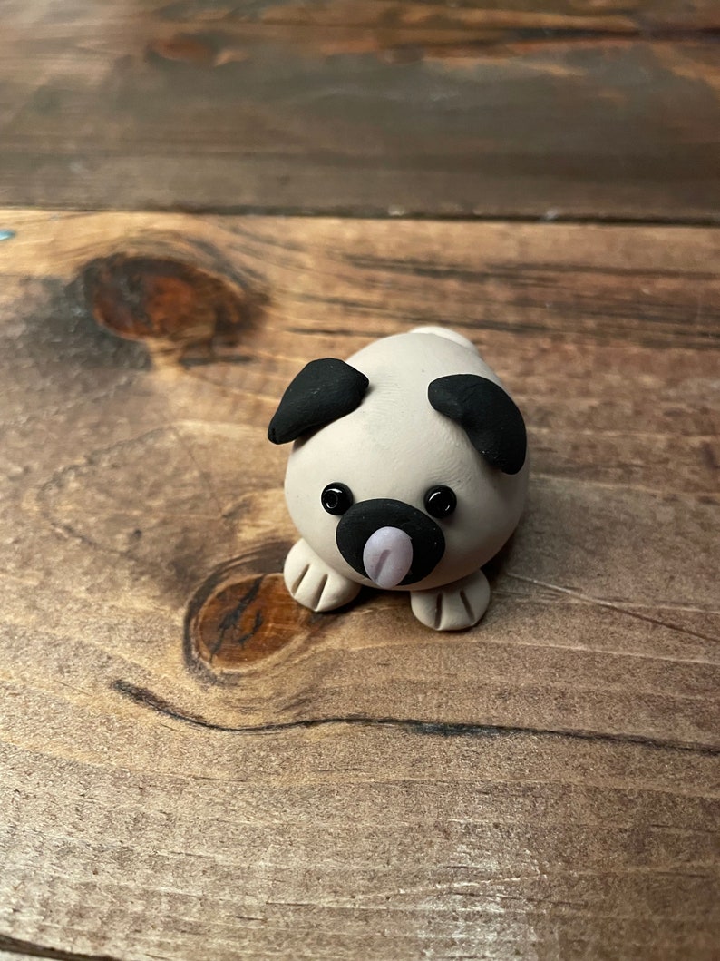 Day Pug Clay Critter - Etsy