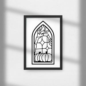 Stained Glass Halloween Svg Bundle || Spooky Glass Svg || Pumpkin ...