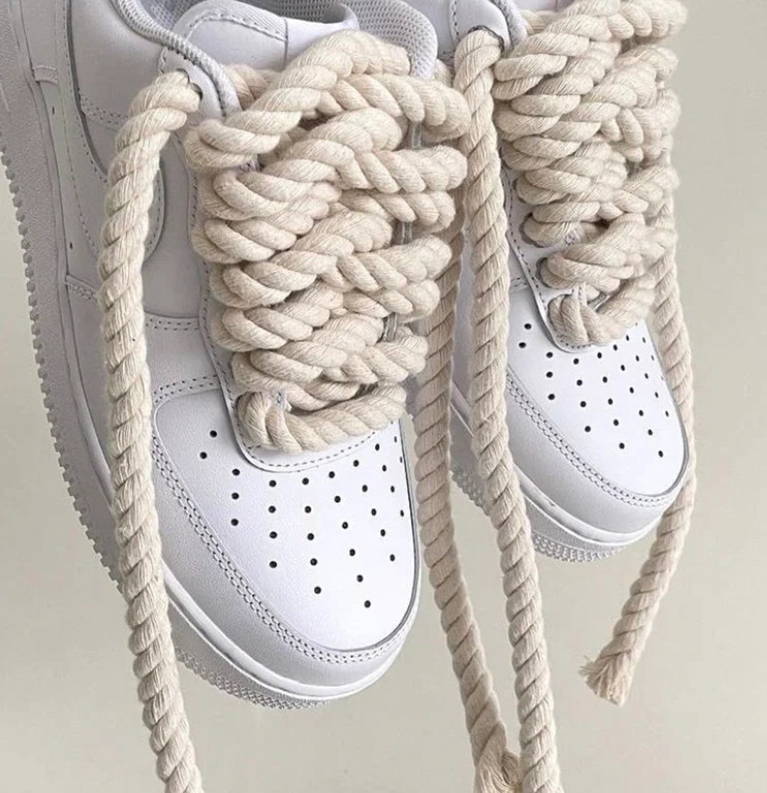 2X Rope Laces, Chunky Rope Laces 10 Mm - Etsy