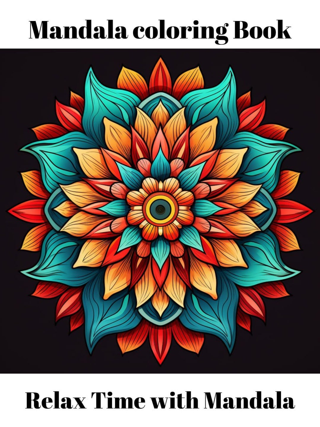 30 Yoga Mandalas Coloring Pages for Instant Download Adults Coloring ...